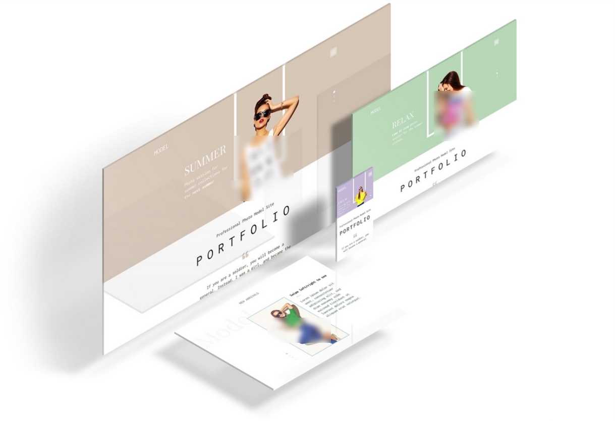 قالب نمونه کار جوملا HotThemes Model